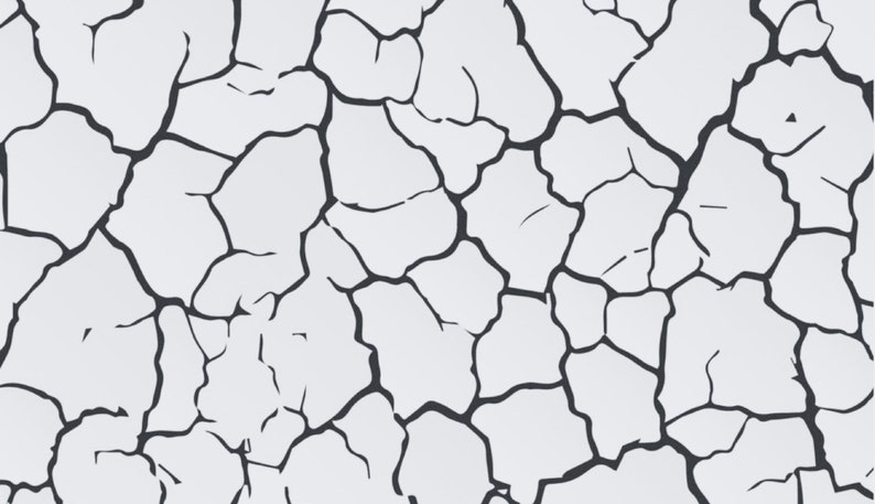 Cracked Pattern Removable Vinyl Stencil - Etsy