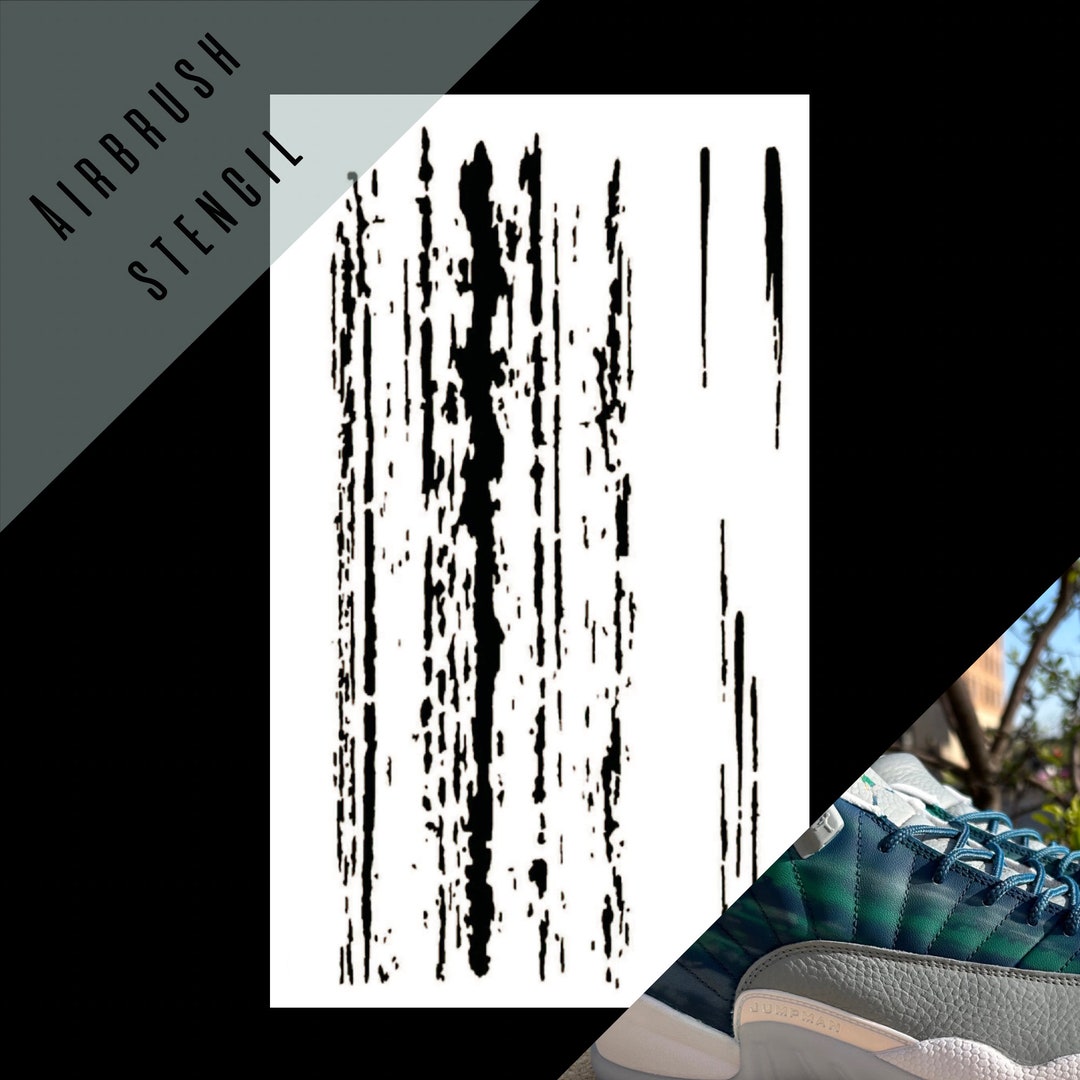 Tear Texture Reusable Stencil - Etsy