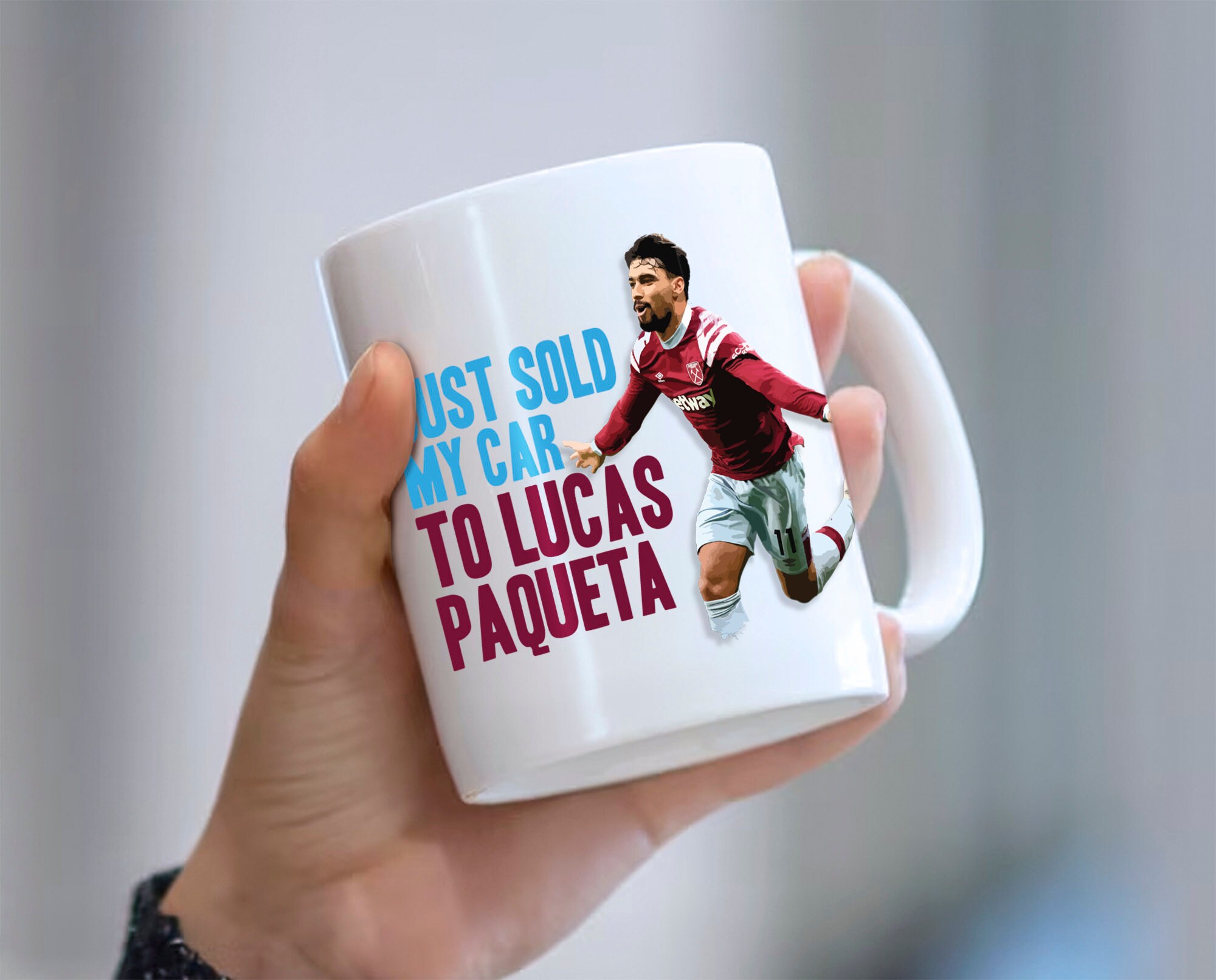Just Sold My Car to Lucas Paqueta Mug sold by Brinna Suffocating | SKU ...