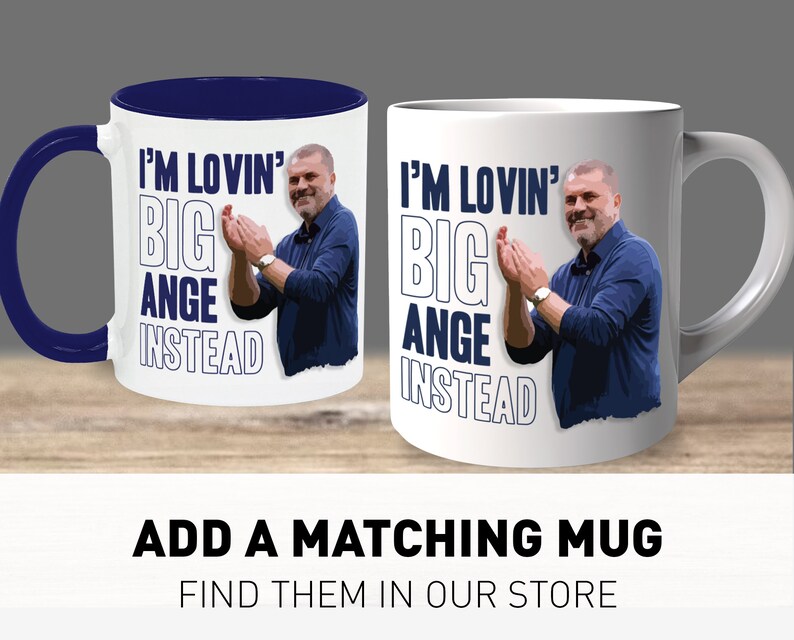 Tottenham Im Loving Big Ange Instead Coaster - Etsy UK