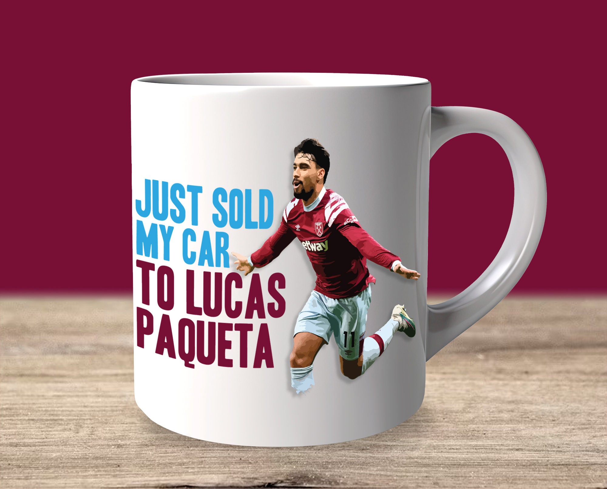 Just Sold My Car to Lucas Paqueta Mug sold by Brinna Suffocating | SKU ...