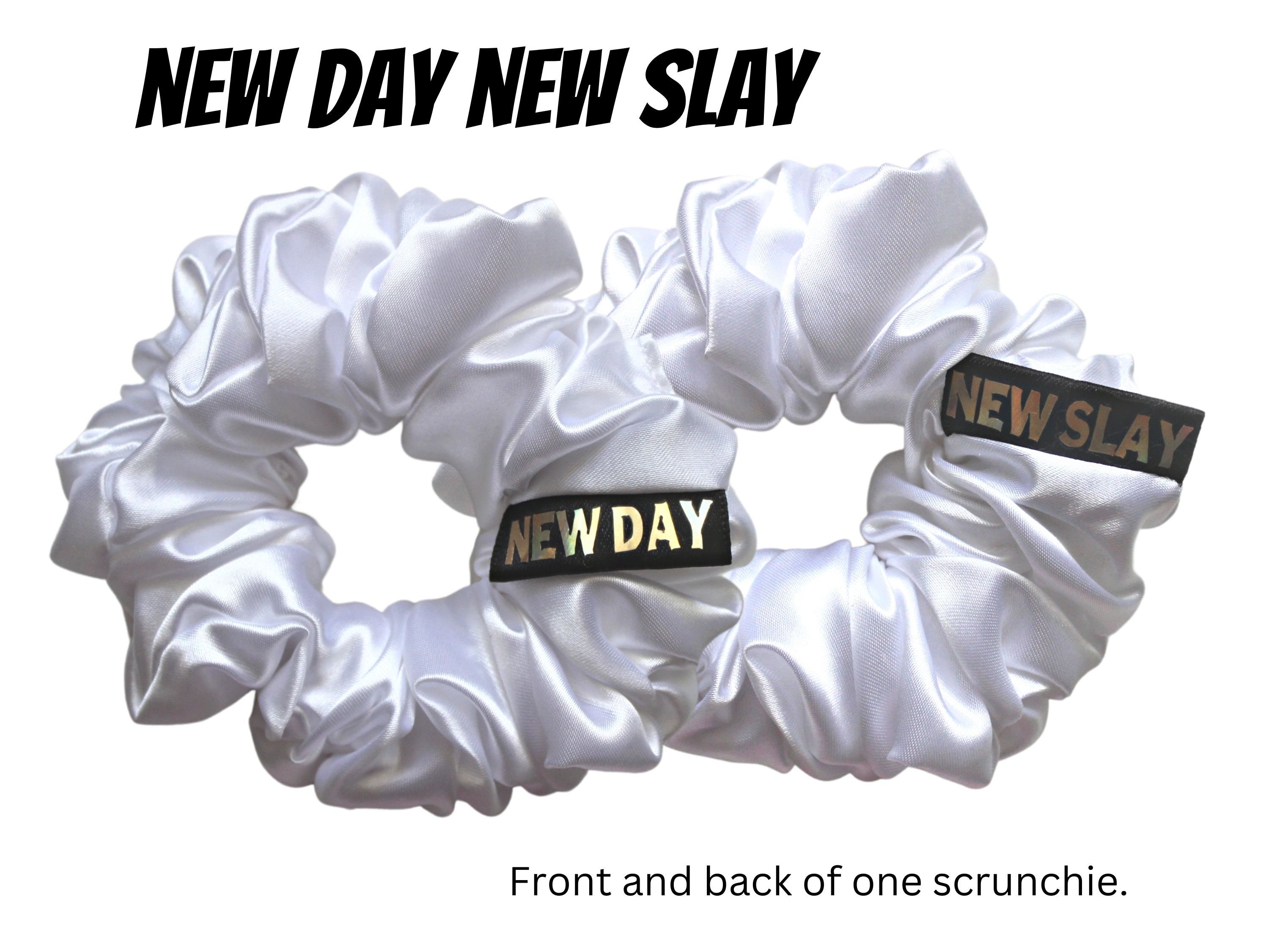 Slay Queen Scrunchie Stocking Filler Satin Scrunchie Gift - Etsy Australia