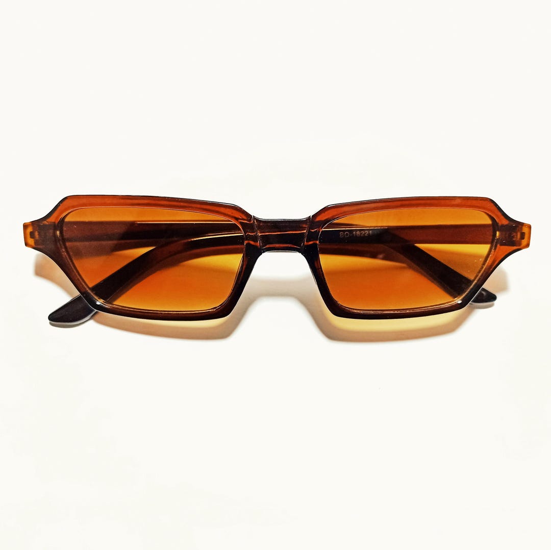 70s Style Translucent Color Hue Square Womens Sunglasses - Etsy