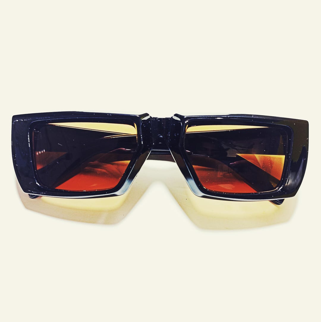 Retro Vintage Style Mod Rectangular Angled Square Sunglasses - Etsy