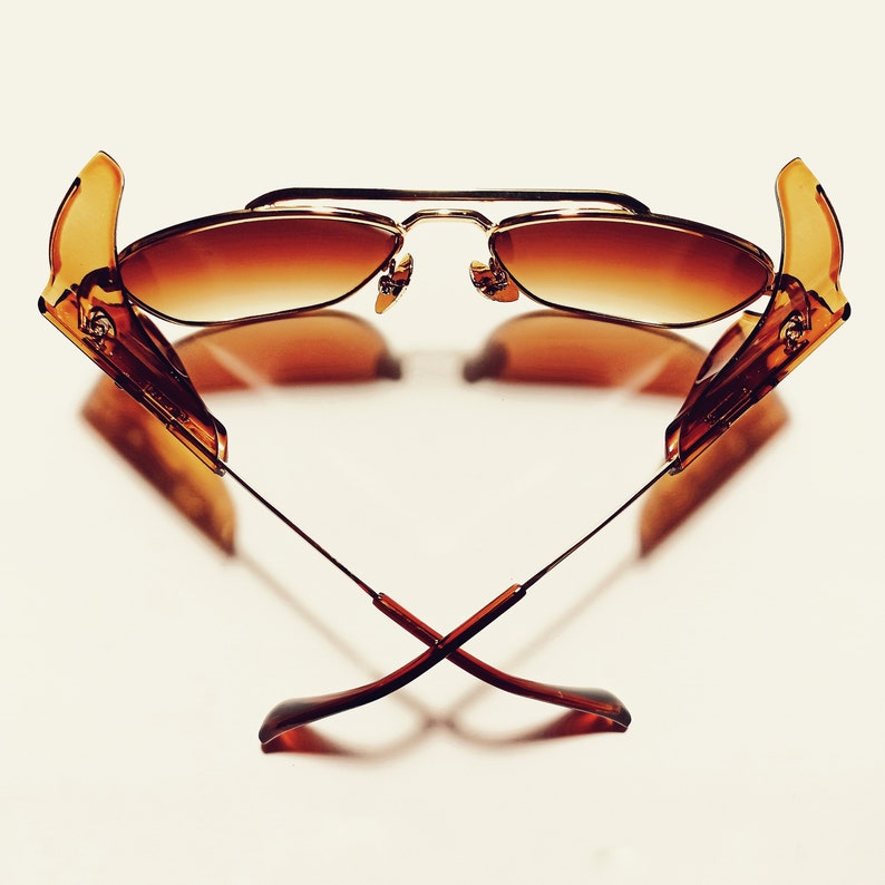 1970s Vintage DISCO Style Double Bridge Aviator Oversized - Etsy
