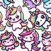 Kawaii Unicorn Clipart, Cute Unicorn 100 Png, Cute Kawaii Clipart ...