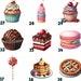 Sweets Clipart Cupcake Clipart Cake Clipart Donuts Clipart Dessert Clip ...