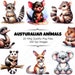Australian Animal Clipart Set 20 High-quality PNG Graphics, Perfect for ...