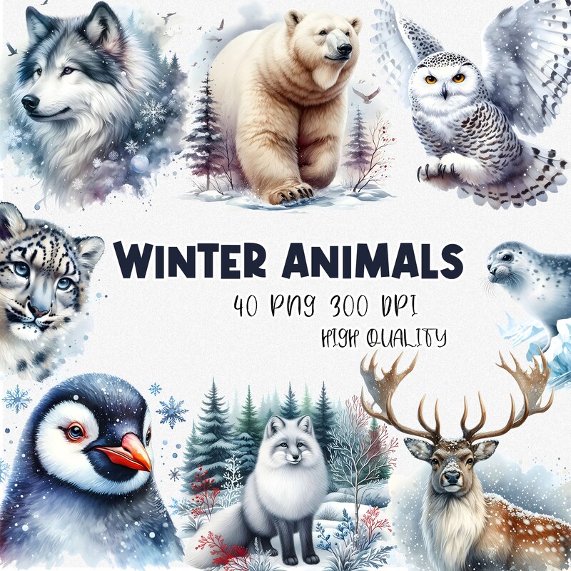 Animals Clipart - Etsy