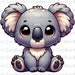 Cute Koala Clipart Clipart Bundle Australian Animals Nursery Clipart ...
