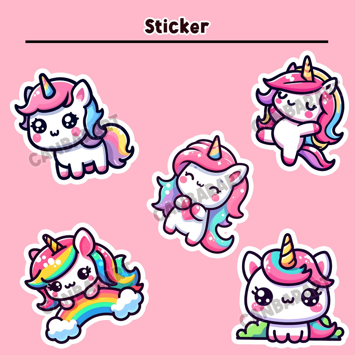 Kawaii Unicorn Clipart, Cute Unicorn 100 Png, Cute Kawaii Clipart ...