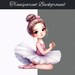 Ballerina Clipart Set High-quality 300dpi, Transparent Background ...