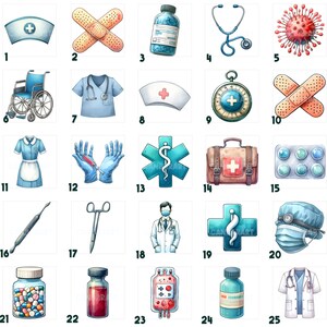 Medical Clipart Doctor and Nurse Clipart Medicine Clipart Commercial ...