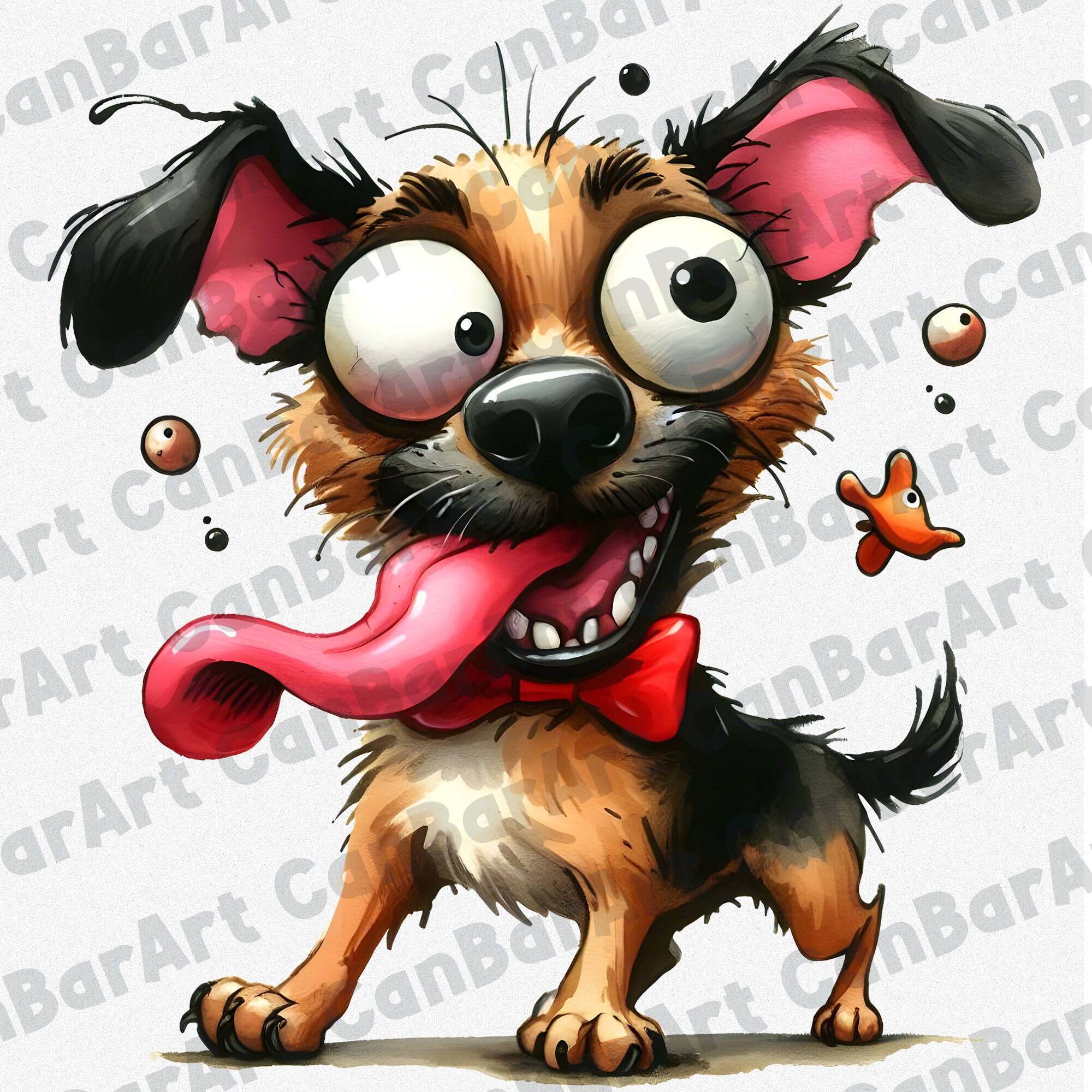 Cute and Funny Dog Clipart 30 High Quality 300DPI PNG Images Commercial ...
