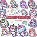 Kawaii Unicorn Clipart, Cute Unicorn 100 Png, Cute Kawaii Clipart ...