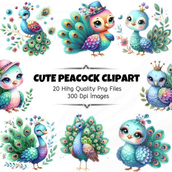 10 Watercolor Cute Bluebird Clipart Bird Graphics Digital Download PNG ...