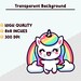 Kawaii Unicorn Clipart, Cute Unicorn 100 Png, Cute Kawaii Clipart ...