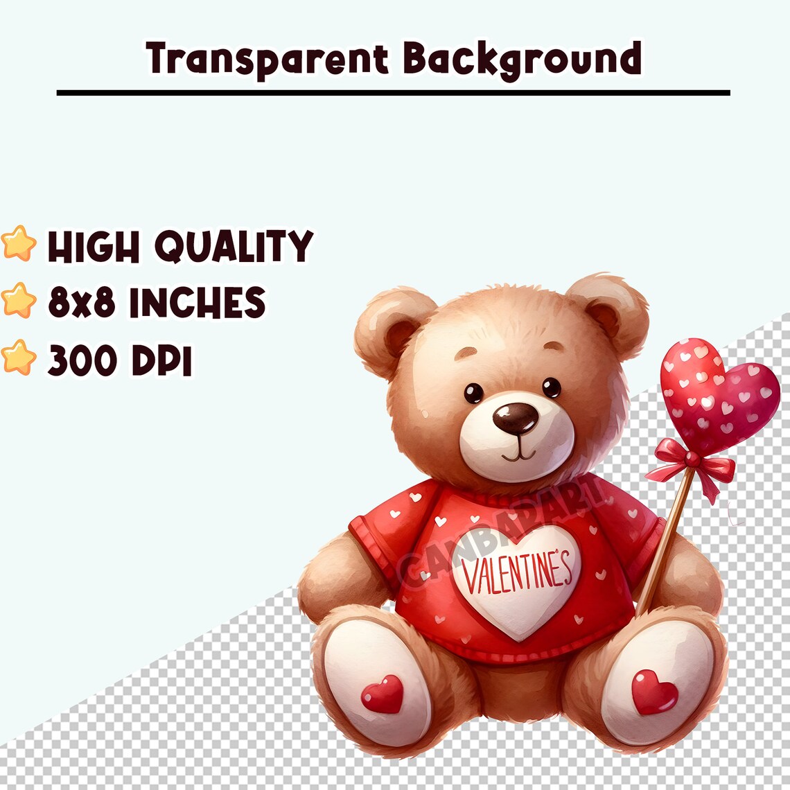 Valentines Teddy Bear Clipart 25 PNG High Quality Cute Teddy Bear ...