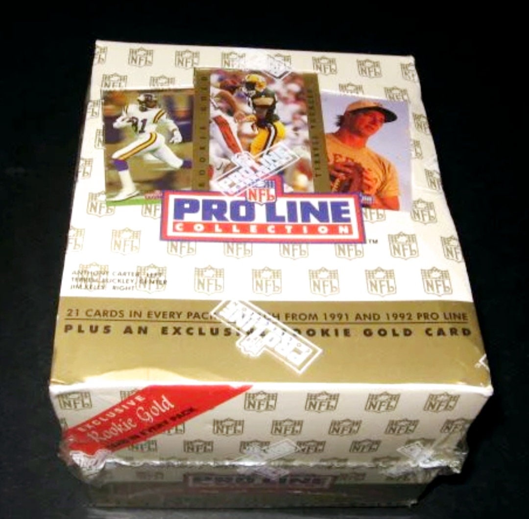 1992 Pro Line Collection NFL Football Cards Box gold Edition W/random ...
