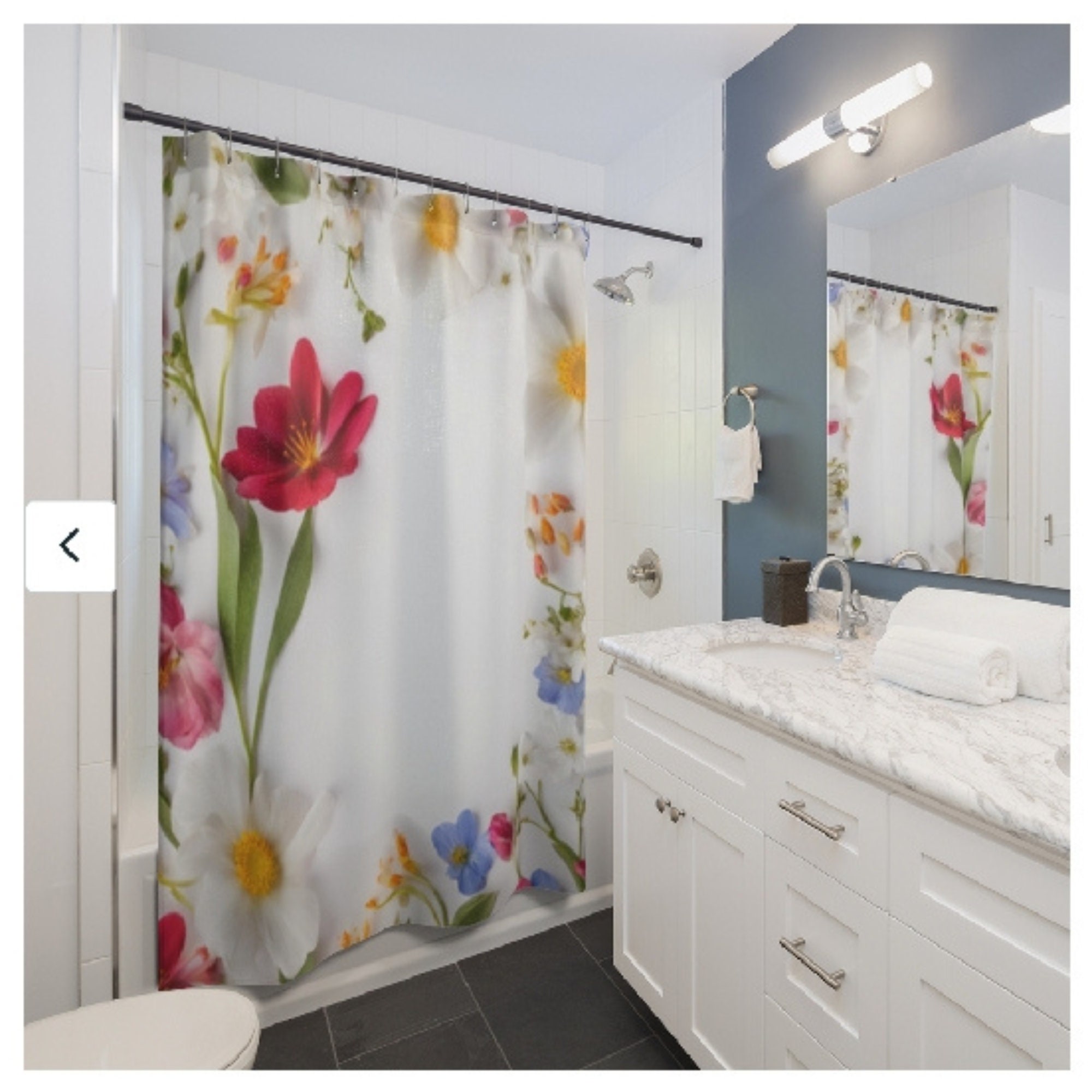Spring Shower Curtain - Etsy