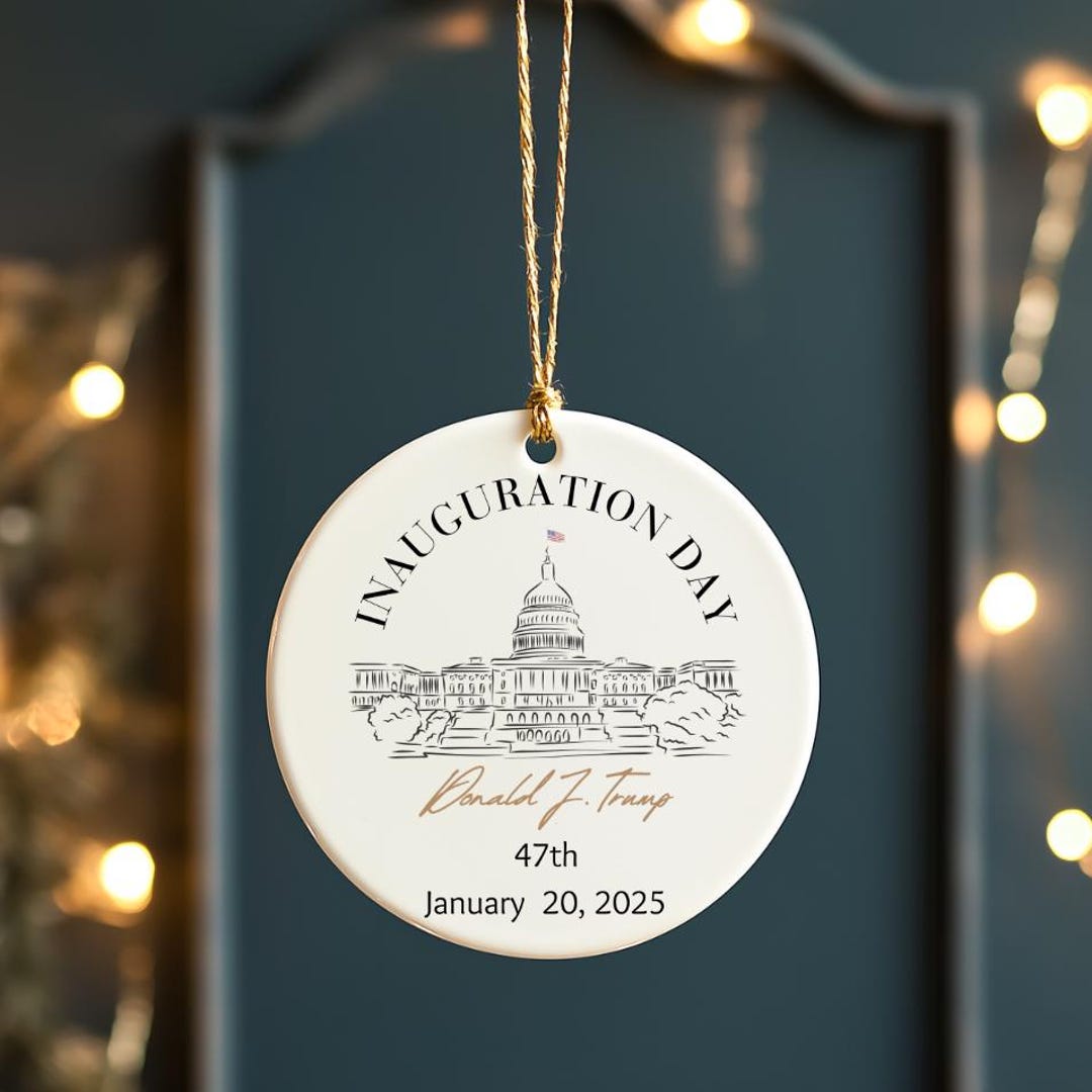 Inauguration Party Favor, MAGA Fan, Republican Trump, Trump Ornament ...