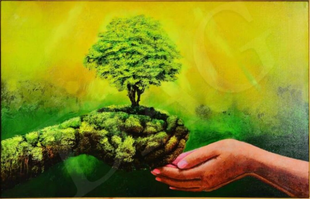Save Environment mother Earth Natureenvironmental Dayplant - Etsy