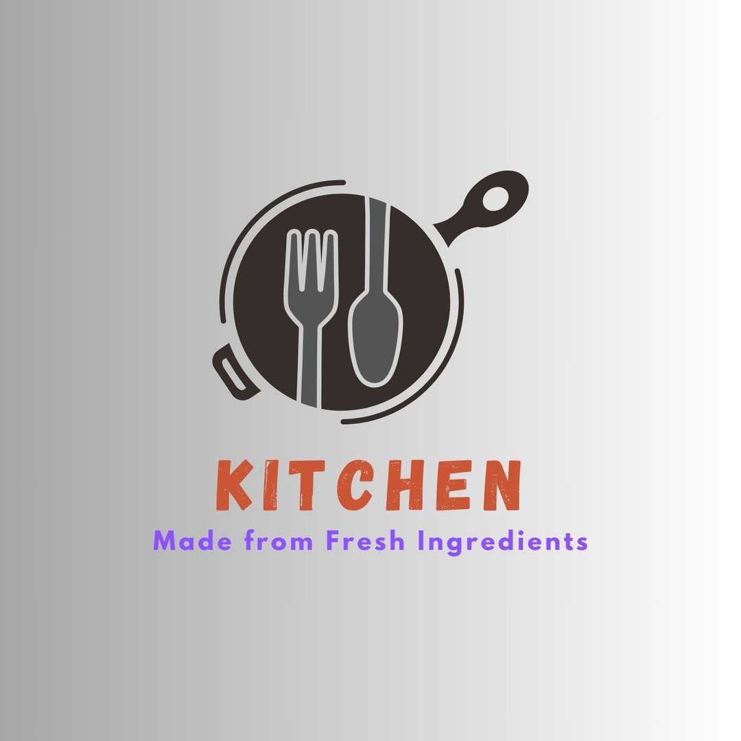 KITCHEN LOGO in Style With Our Customizable Templates Digital Templates ...