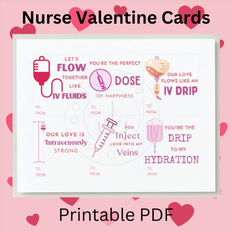 Medical Valentines - Etsy
