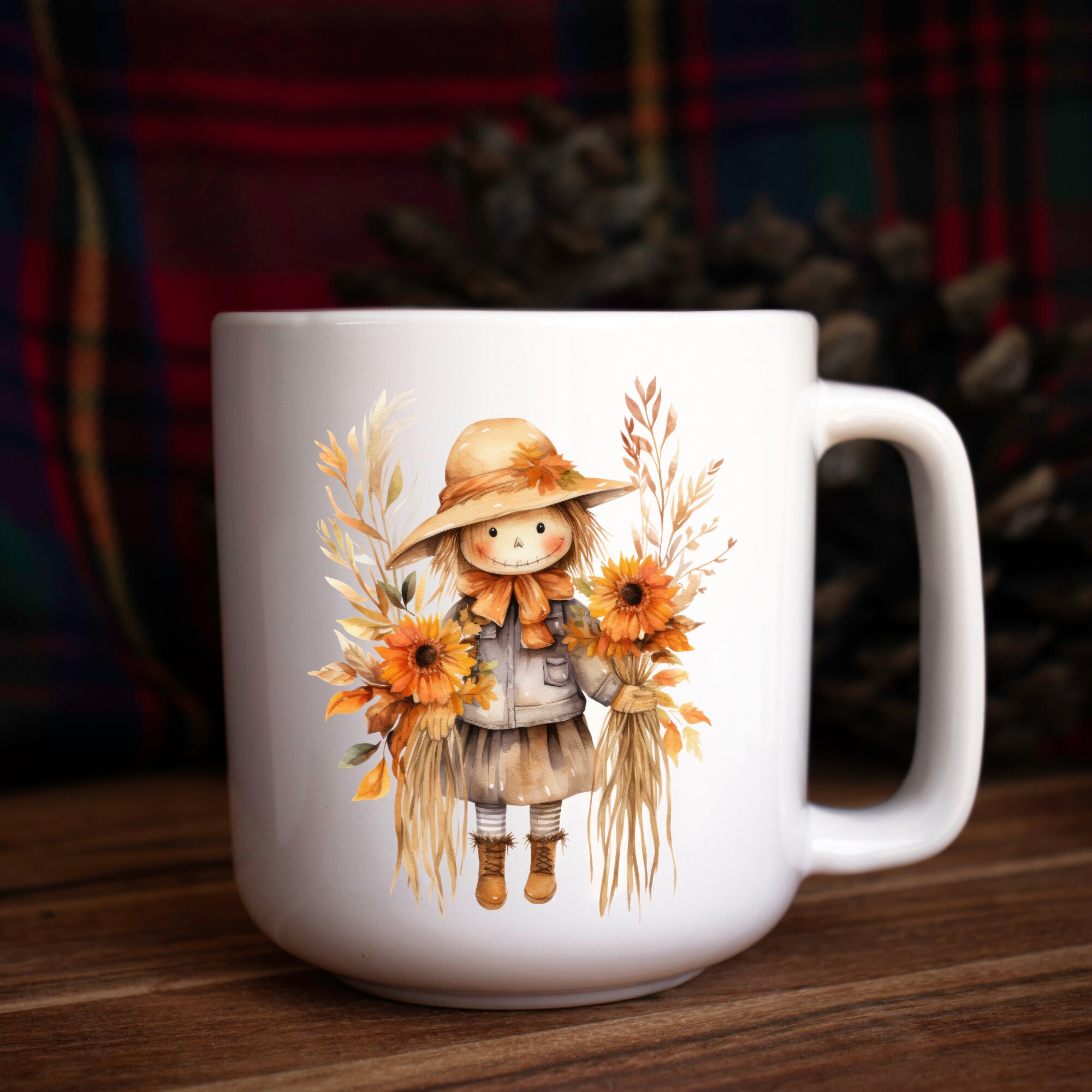 Cozy and Cute Fall Inspired Clipart PNG Set, 18 Fall Clipart ...