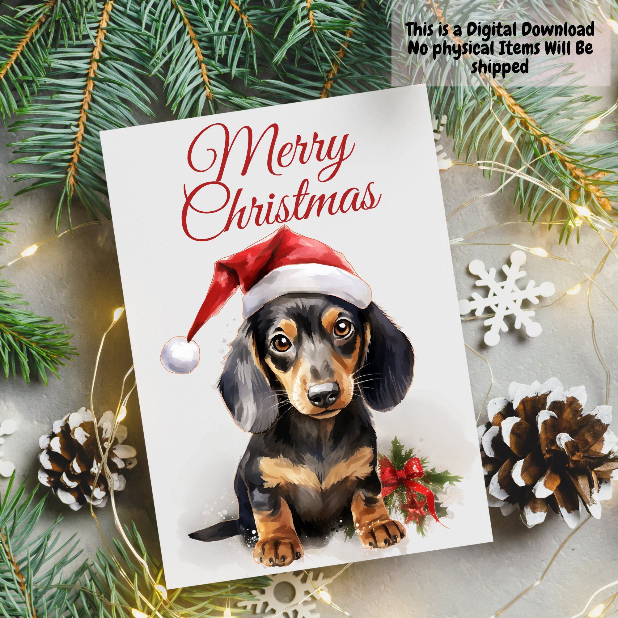 Cute Santa Puppy Christmas Clipart PNG Set, 24 Holiday Winter Clipart ...
