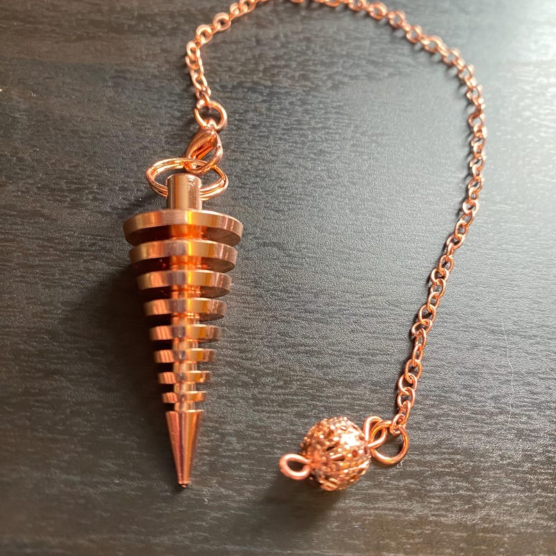 Copper Pendulum - Etsy UK
