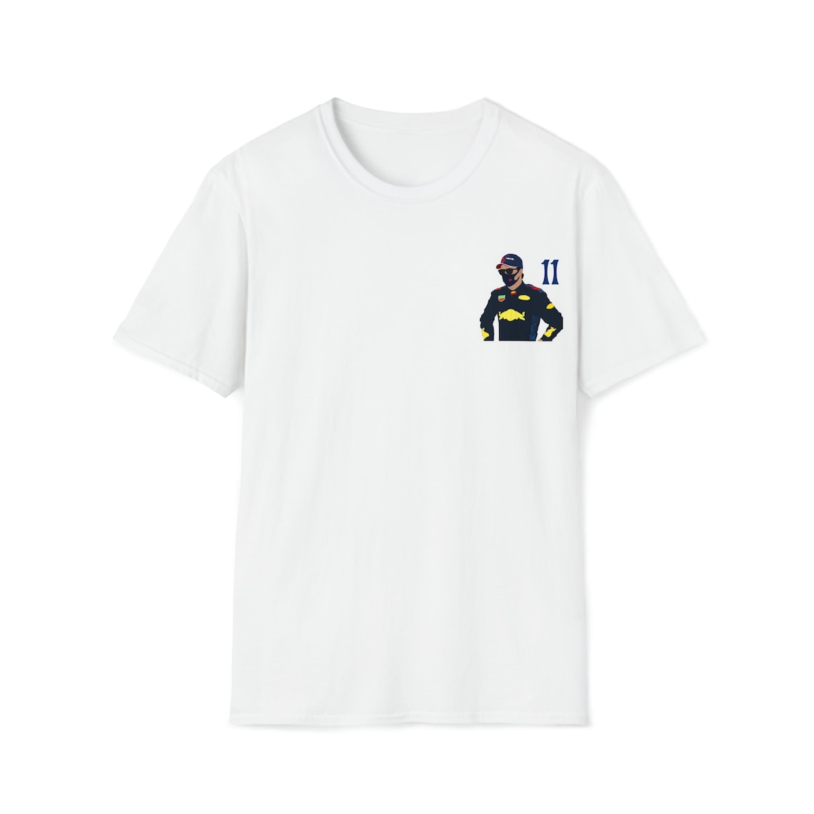 Checo Perez Cotton T-shirt - Etsy