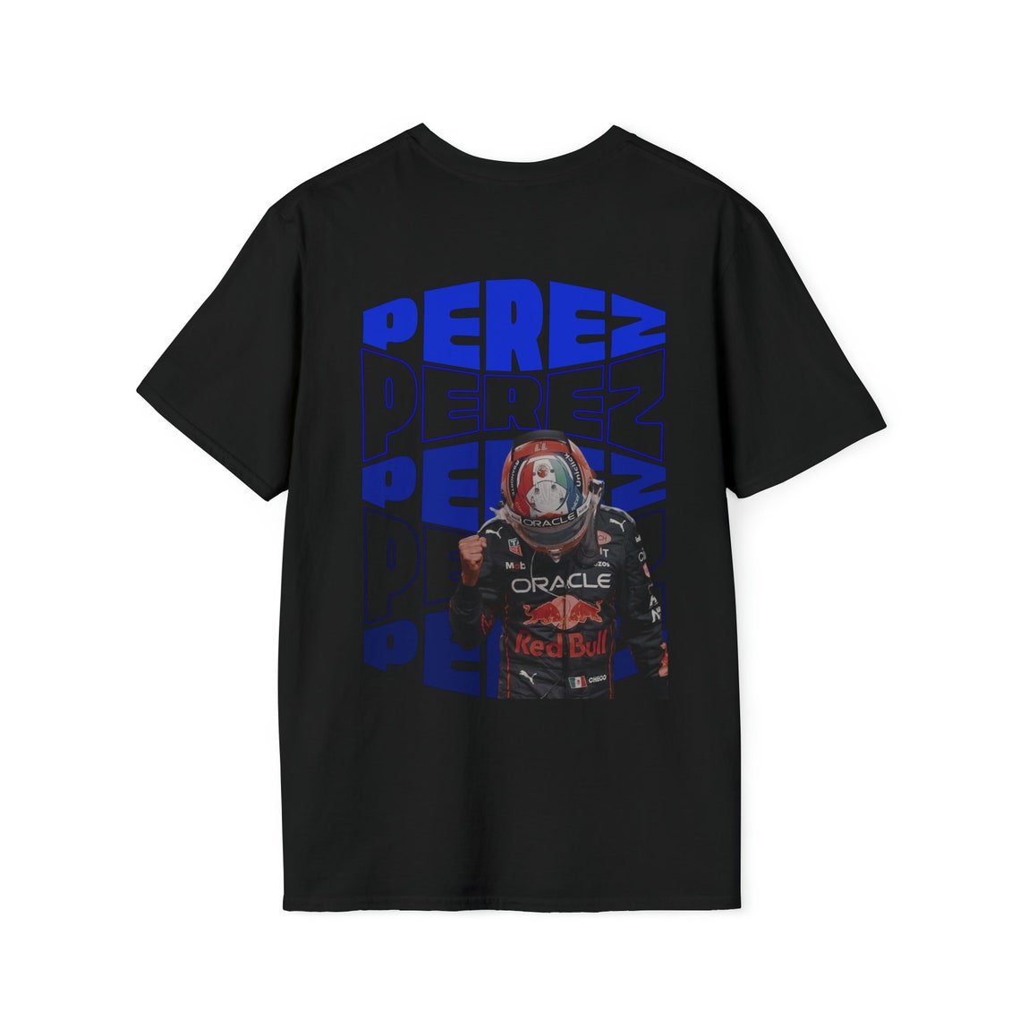 Checo Perez Cotton T-shirt - Etsy