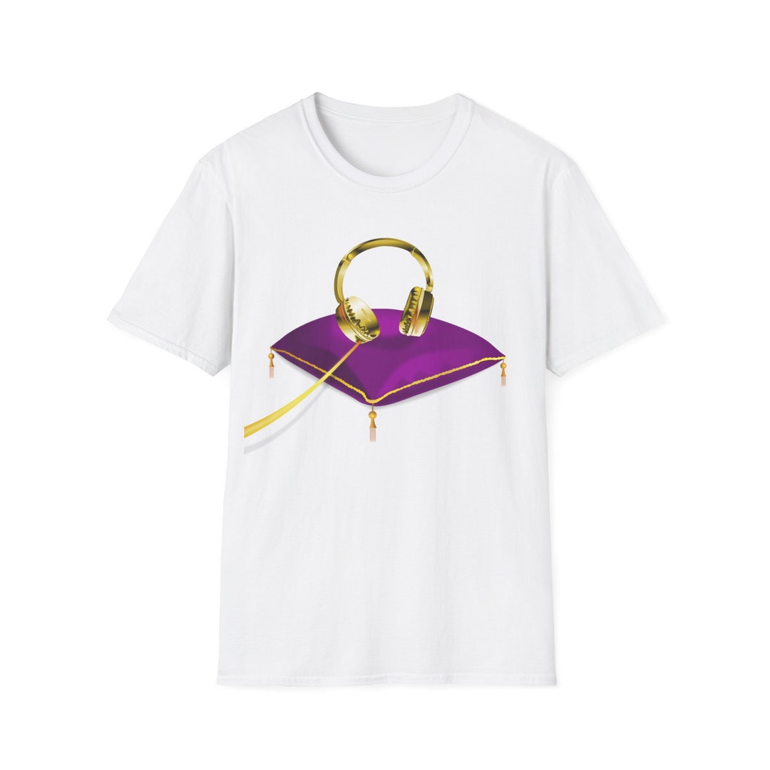 Pillow Crown Rest Crown Jewels Golden Headphones Unisex Softstyle T ...