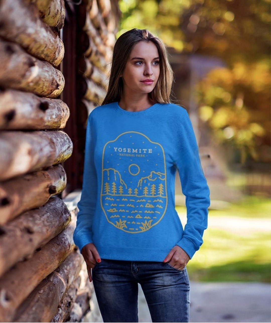Yosemite National Park Sweatshirt Cozy Unisex Hoodie for Outdoor ...