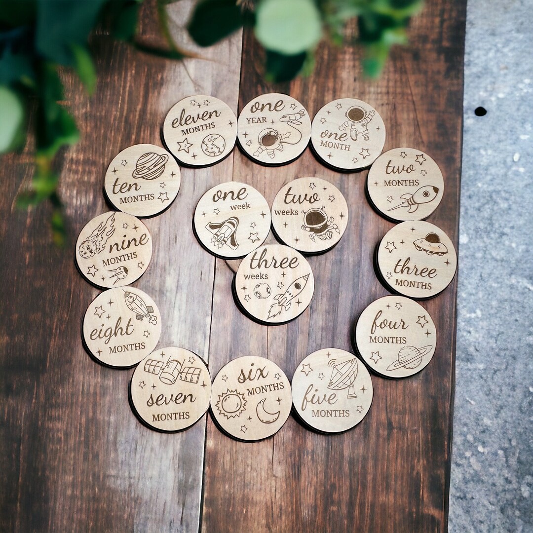 Galaxy Monthly Milestones - Etsy