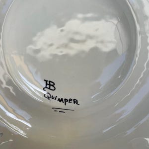 Beautiful Large Oyster Serving Plate Henriot Quimper HB Quimper ...