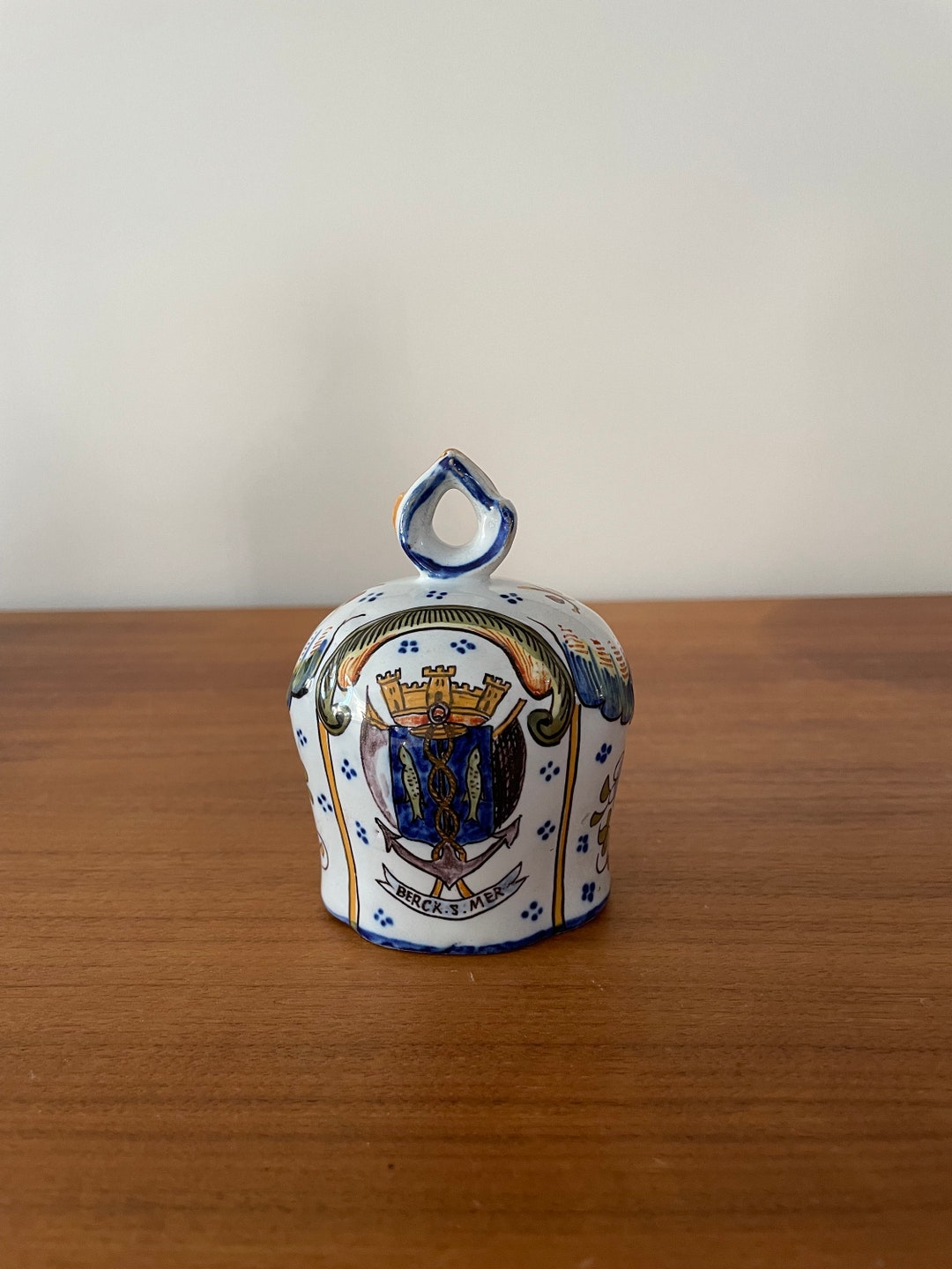 Rare French Bell Vintage Geo Martel, Berck Sur Mer, Handcrafted and ...
