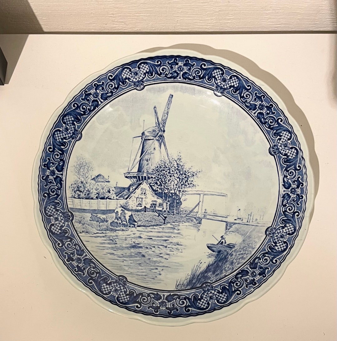 Royal Sphinx P. Regout Delfts Large Plate. Rare. - Etsy