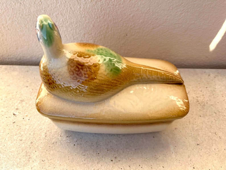 Pheasant Terrine/pot De Terrine Faisan, French, Vintage, Handcrafted ...