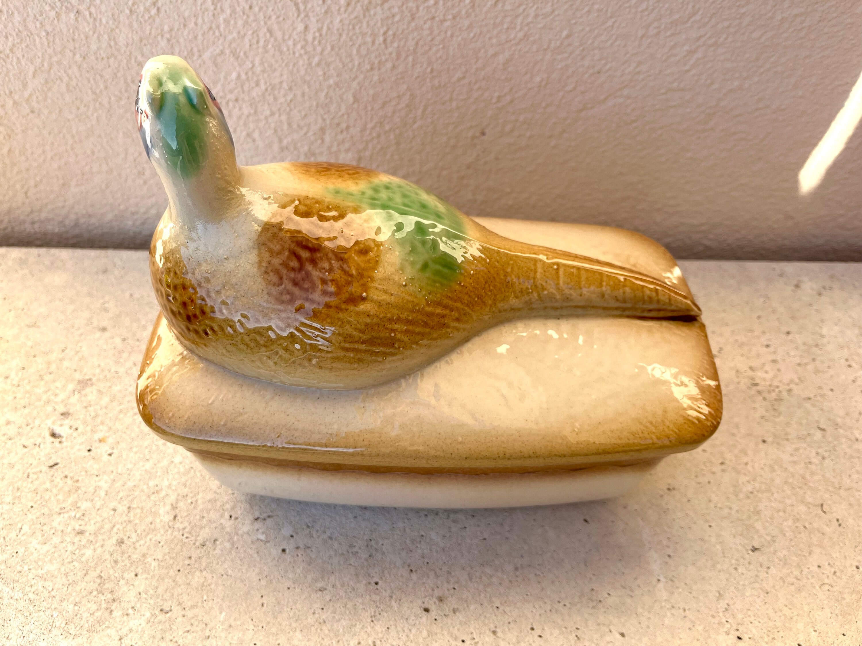 Pheasant Terrine/pot De Terrine Faisan, French, Vintage, Handcrafted ...