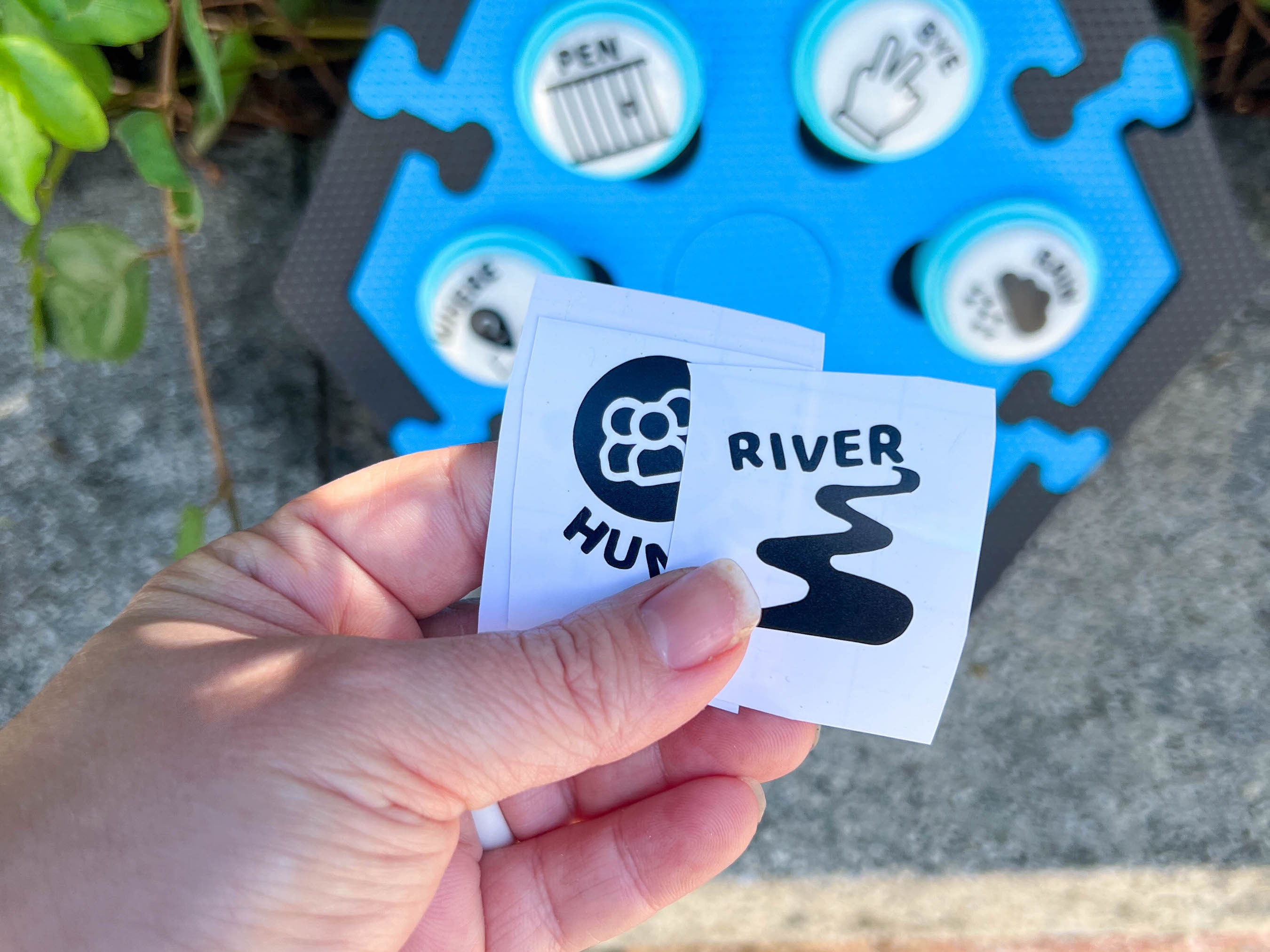 Recordable Buttons Word Decals SVG Files Mega Bundle, AIC Button Decals ...