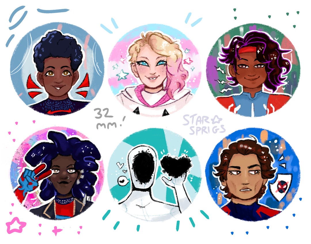 Across the Spiderverse 32mm Badges - Etsy