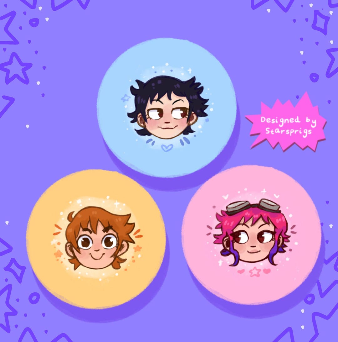 Scott Pilgrim 32mm Badges - Etsy