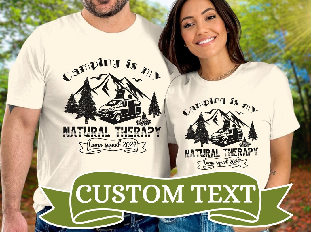 Custom Camping Squad Shirt, Camp Matching Shirts, Couples Hiking Lovers ...