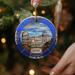 Ceramic Ancient Rome Colosseum Decoration, Custom Vatican Christmas ...