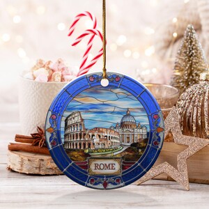 Ceramic Ancient Rome Colosseum Decoration, Custom Vatican Christmas ...