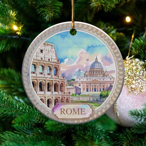 Ceramic Ancient Rome Colosseum Decoration, Custom Vatican Christmas ...