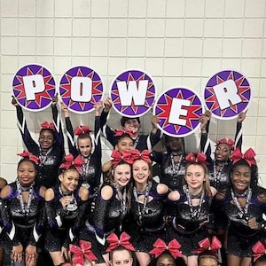 Cheerleading Signs With Handles, Cheer Signs for Competition, Custom ...