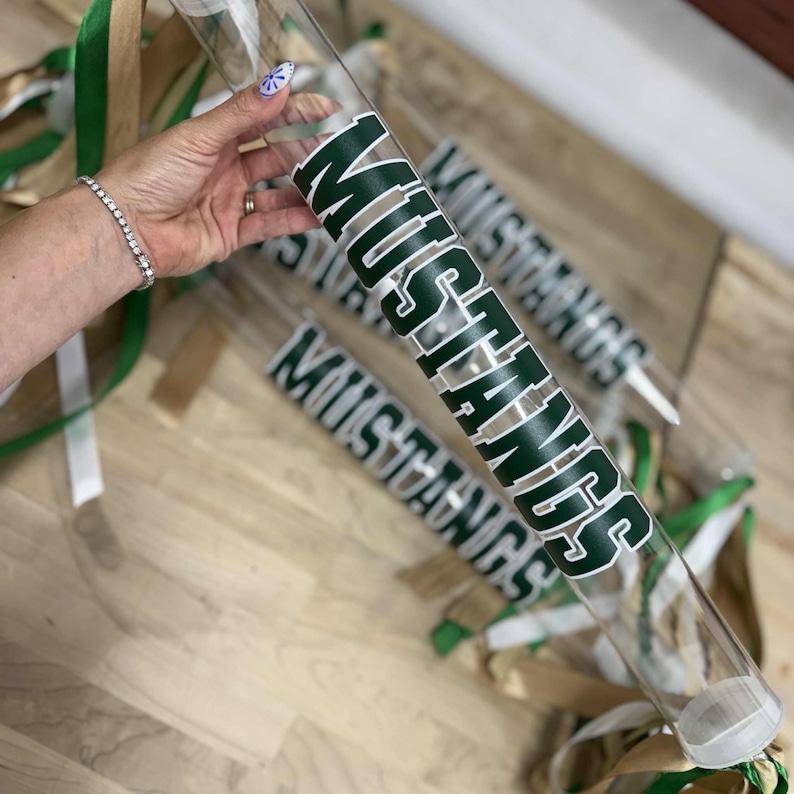 Customizable Cheerleading Spirit Stick, Team Gift, Fillable - Etsy
